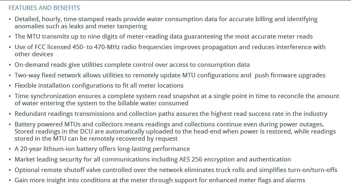Smart Water Meters